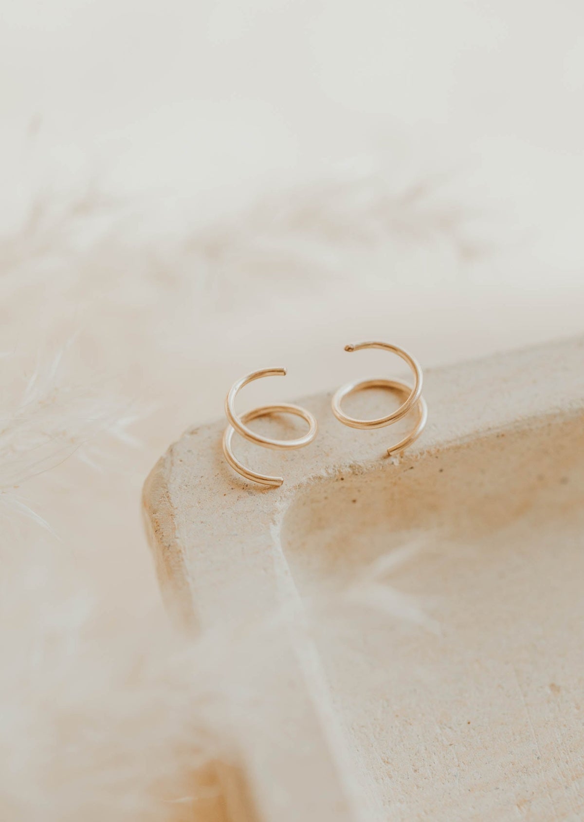 Twist Hoop Earrings for a Double Piercing Look | Hello Adorn